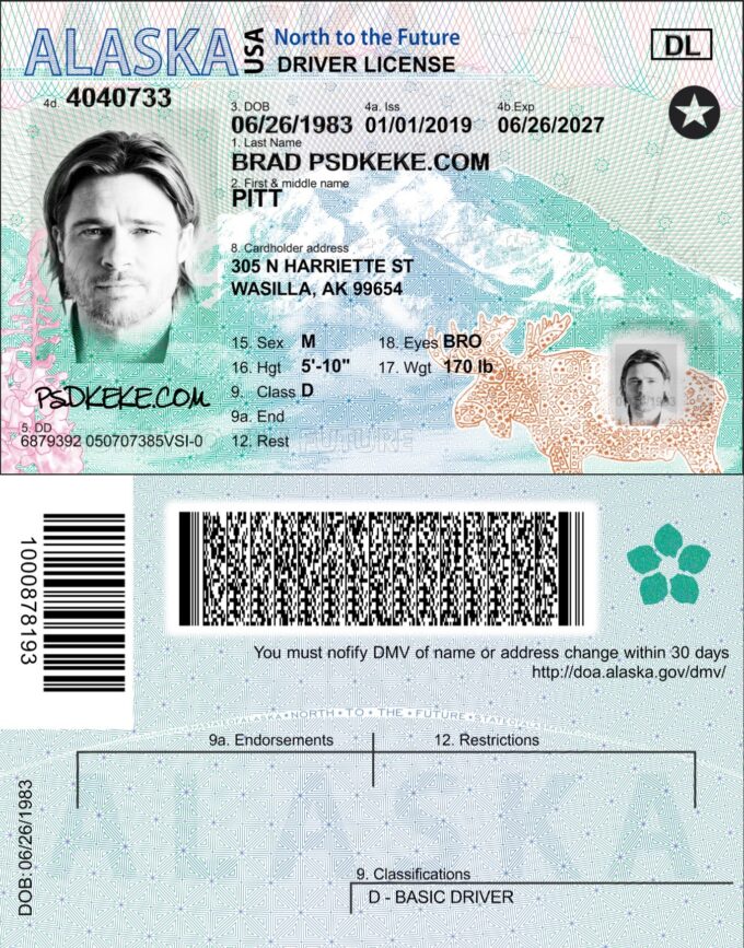 psdkeke – Passport PSD templates